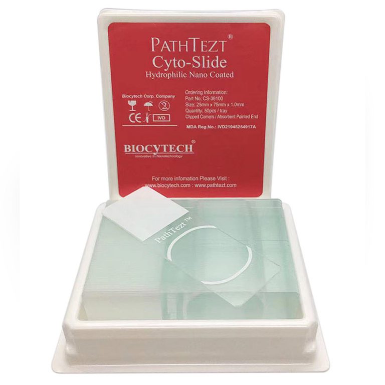 PathTezt Cyto Slides with White circles – Pathtezt